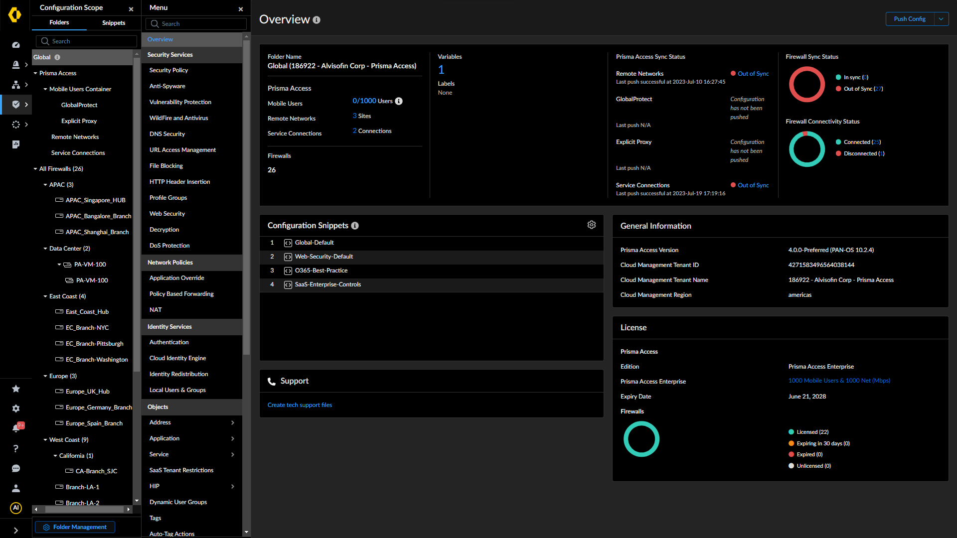 PAN-OS 11.1 Cosmos의 새로운 기능 - Palo Alto Networks